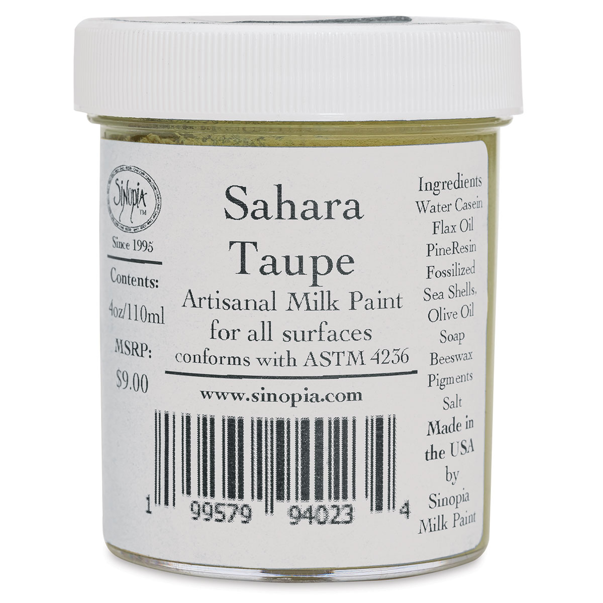 Sinopia Milk Paint - Sahara Taupe, 4 oz - Walmart.com