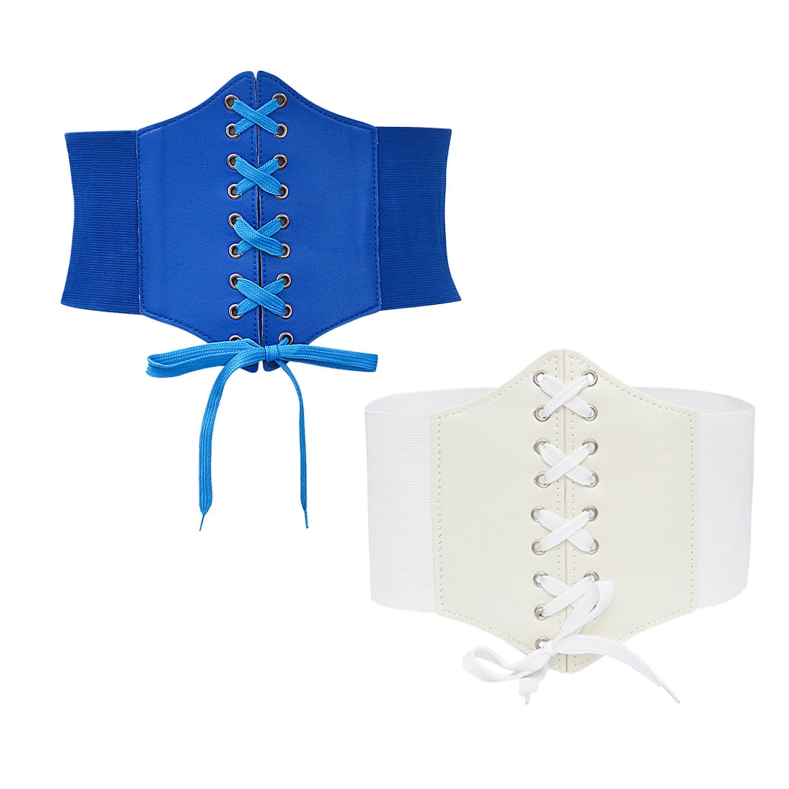 Sinpiling 2 Pack Womens Corset Waist Belt Trendy Vintage Adjustable ...