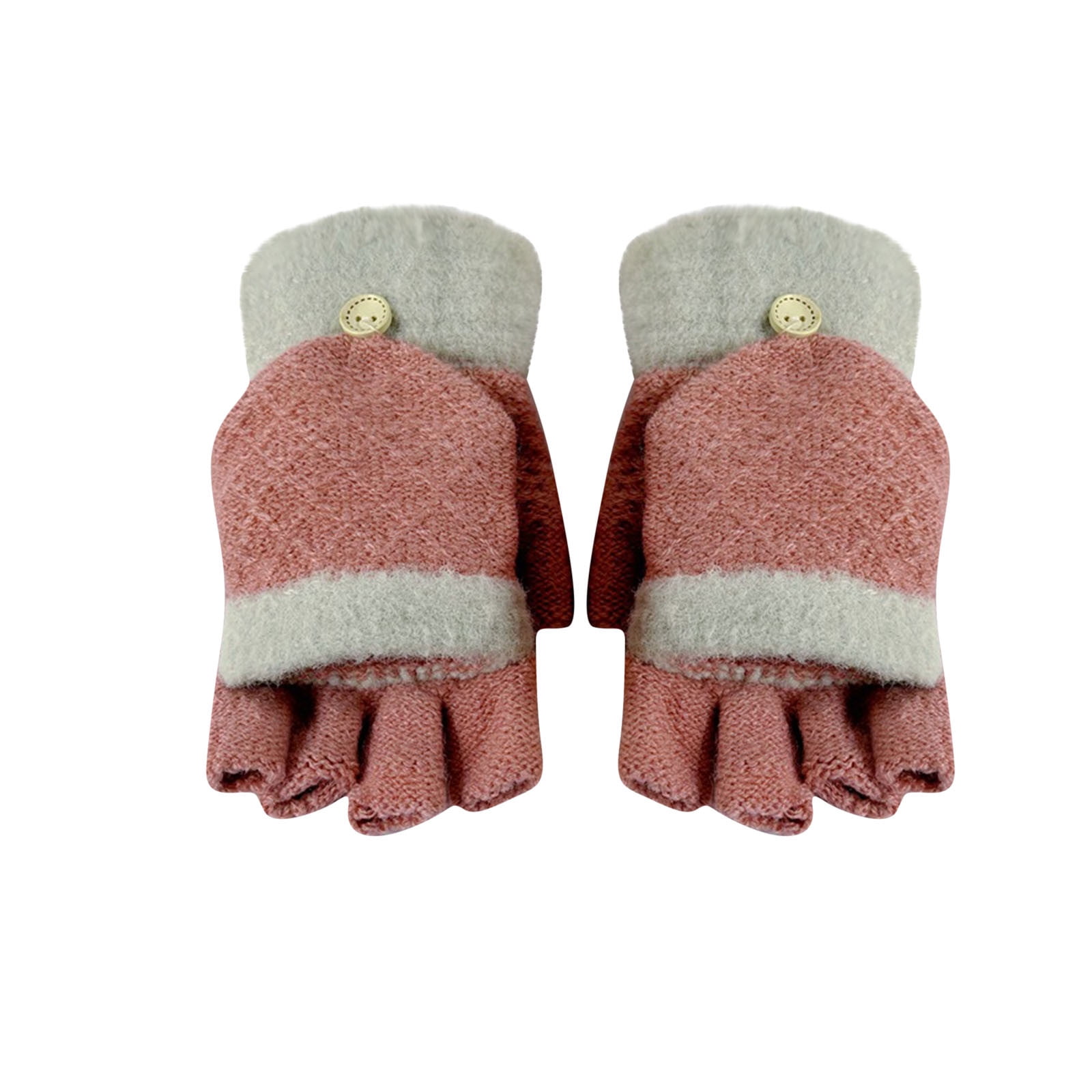 Sinpiling Womens Winter Convertible Gloves Fleece Chunky Knitted ...