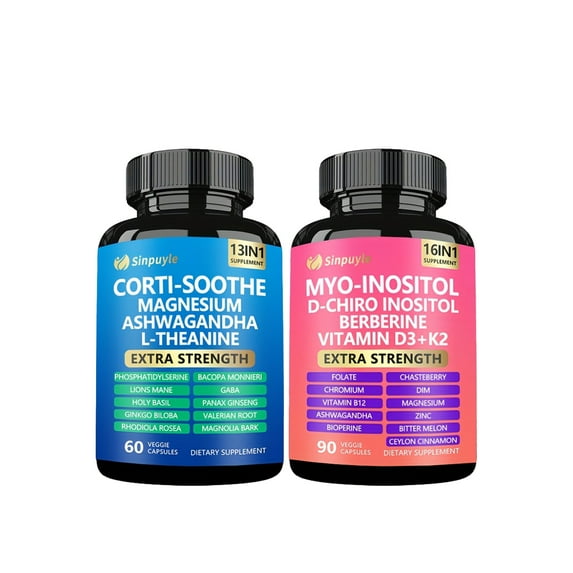 Sinpuyle Myo-Inositol and D-Chiro Inositol Cortisol Support Hormone ...