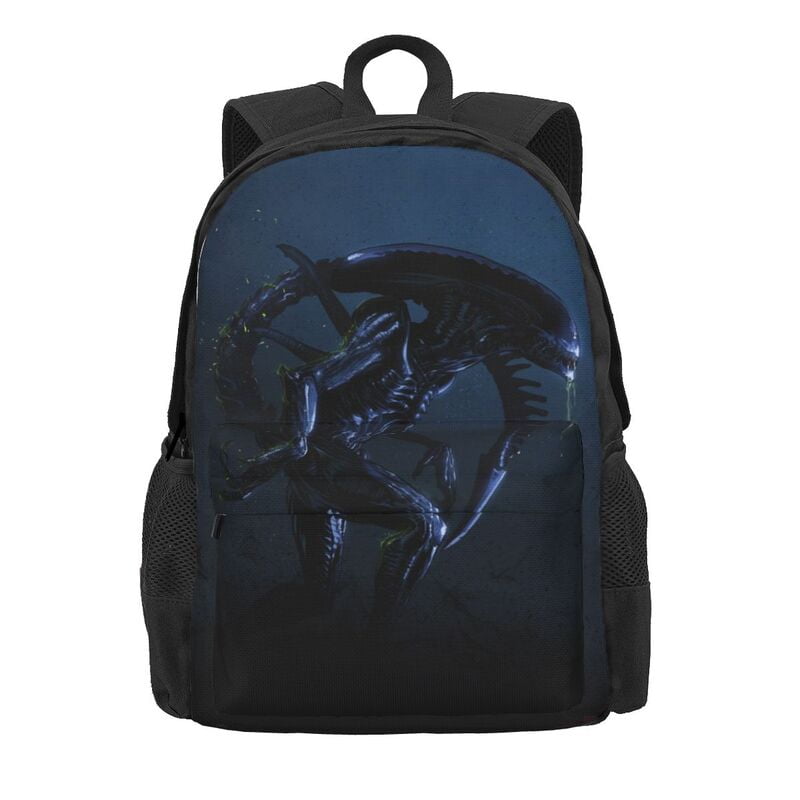 Sintee-Alien-Xenomorph Backpack Lightweight Casual School Backpacks ...