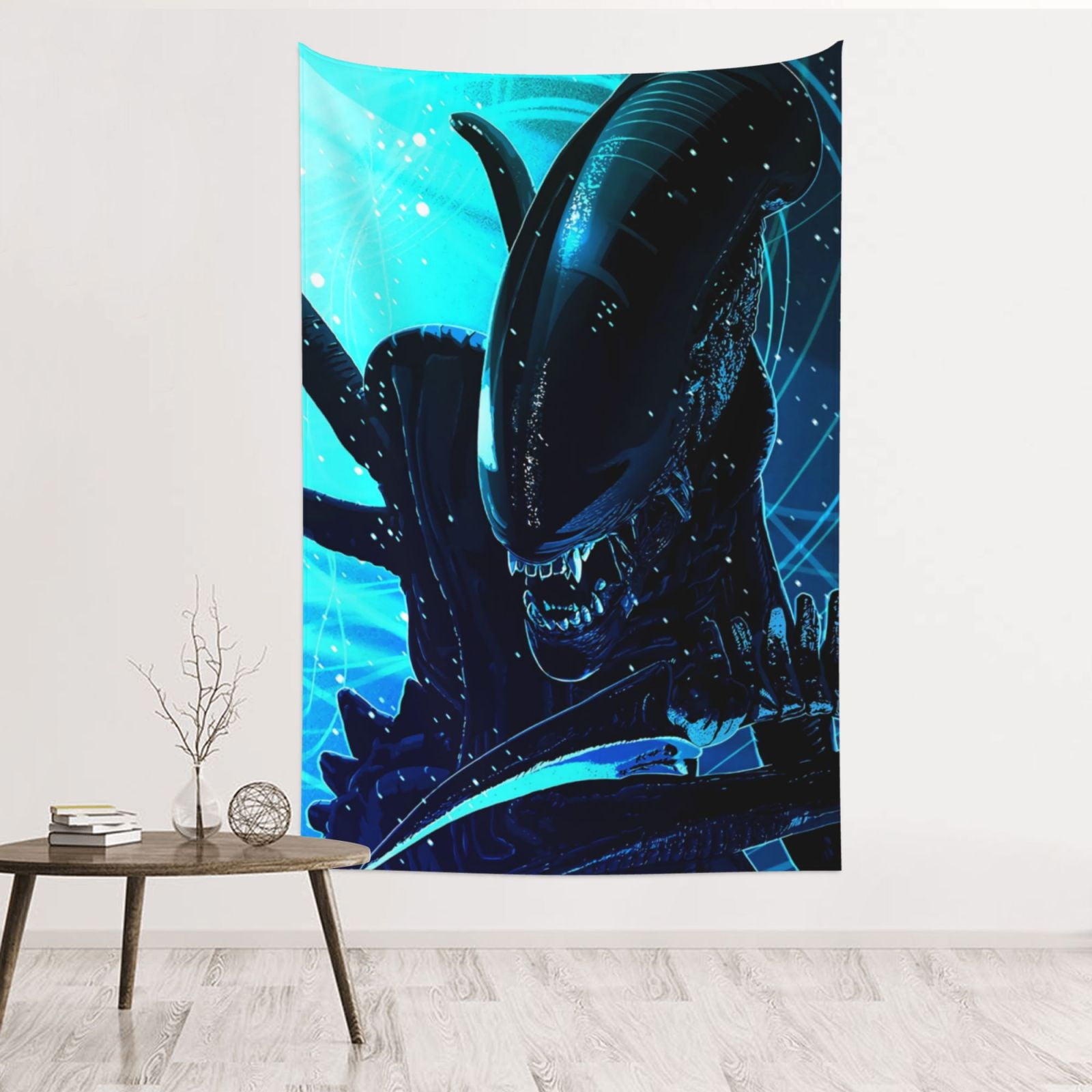 Sintee Alien Xenomorph Tapestry 60x40in Vertical Vintage Tapestries For ...