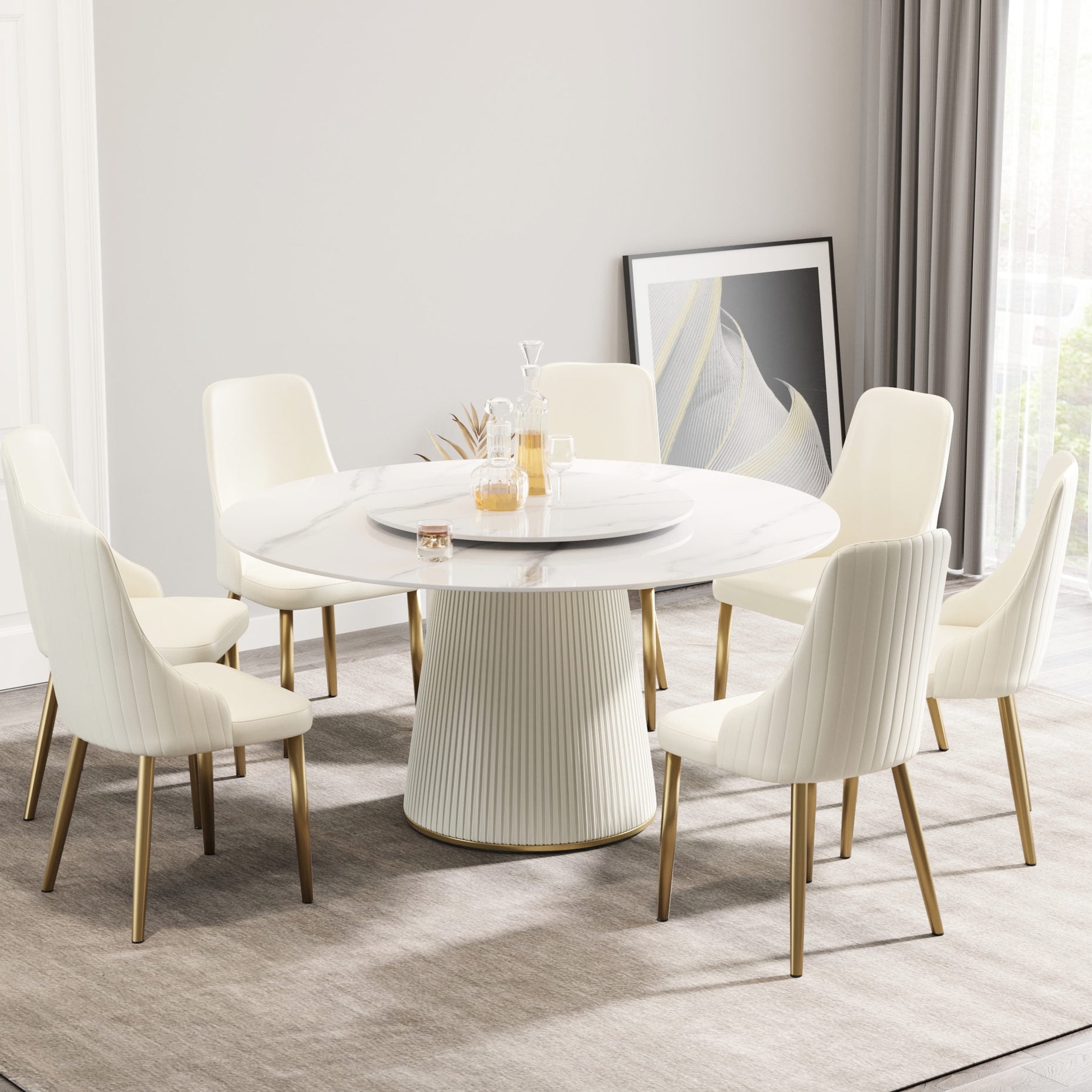 Sintered Stone Tabletop Dining Table+Strong Surface"-"Heavy Dish ...