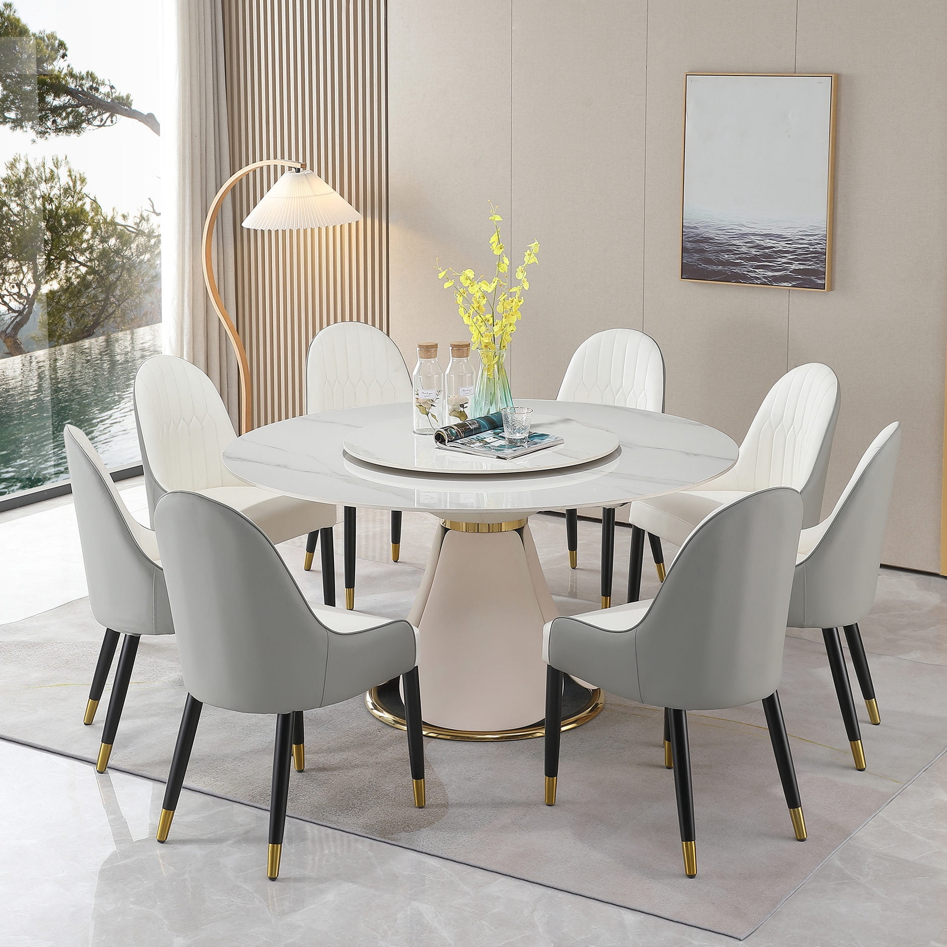 Sintered Stone and Premium Wood | 8 - person Meals with a Tapered ...