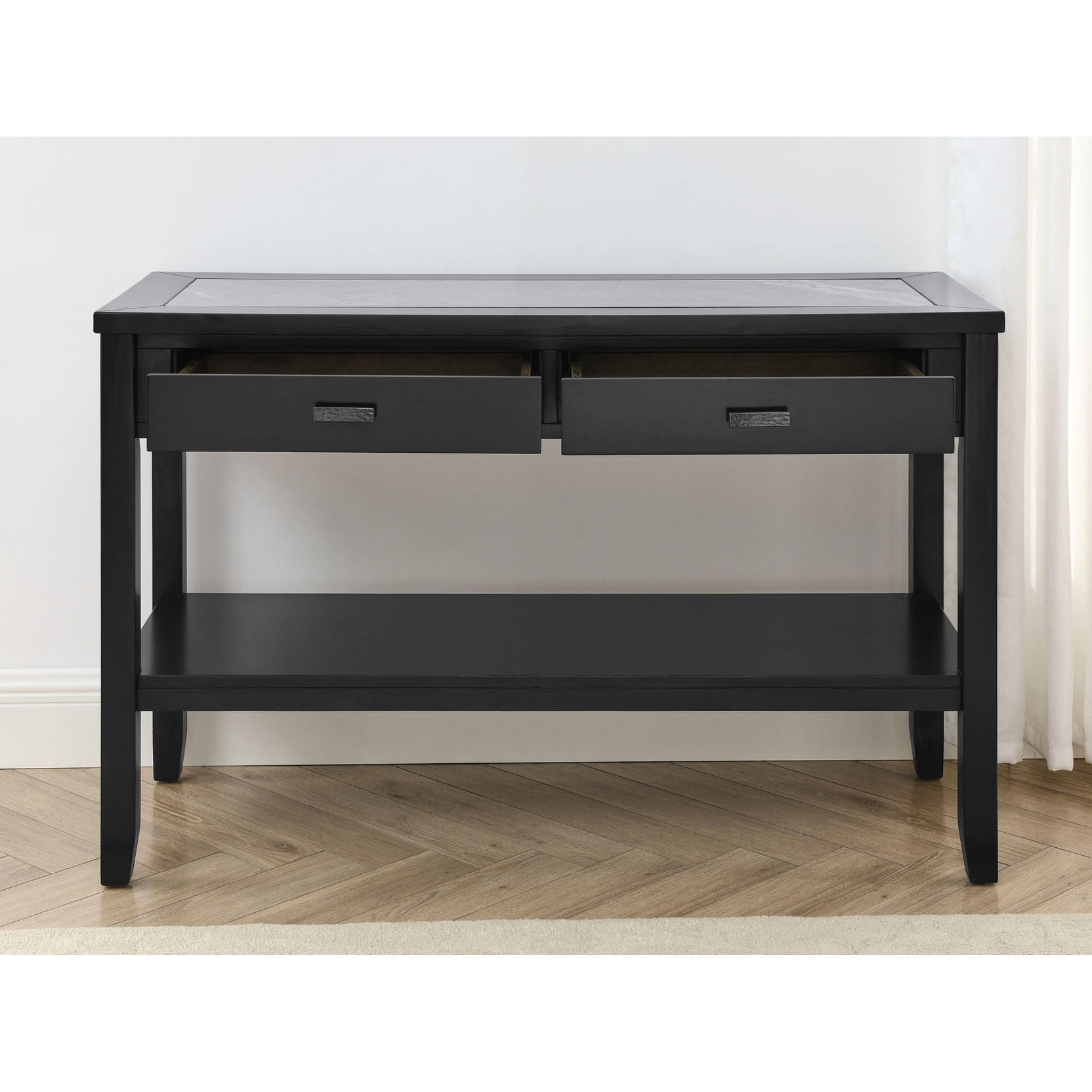 Sintered Stone and Wood Hallway Table / Damage - Free 3A Packaging ...