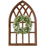 Sintosin Farmhouse Arched Window Frame Wall Decor 20 x 32 Inches ...