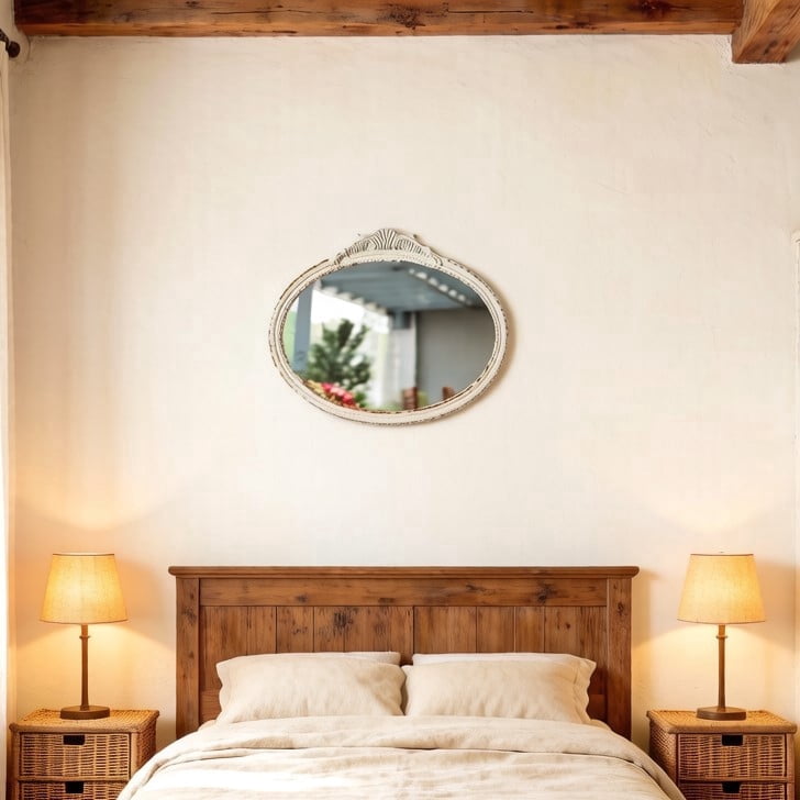 Sintosin, Wall Mirror, 24x18 inch, Vintage Farmhouse Oval - Walmart.com