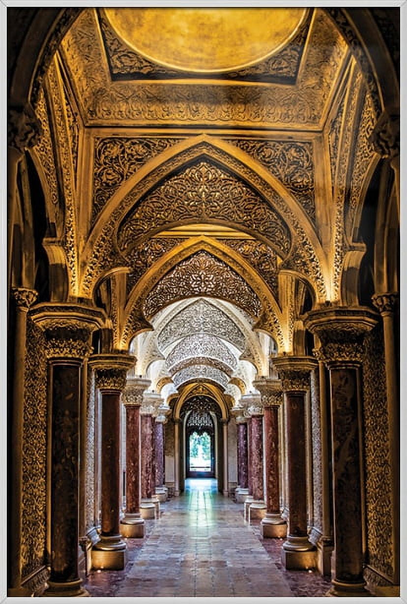 Sintra Palace, Portugal - Framed Photography Poster (Shiny White ...