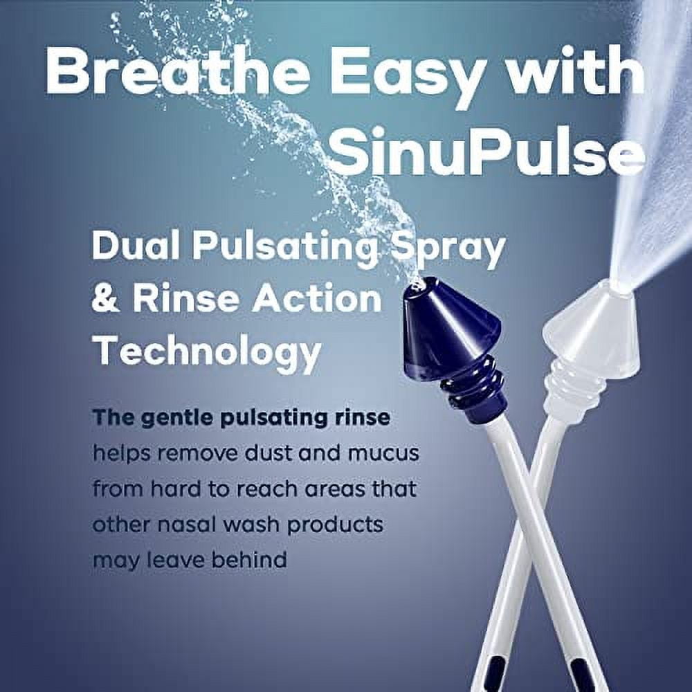 SinuPulse Elite Advanced Nasal Irrigation System, Pulsating Nasal ...