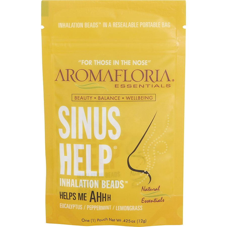 Sinus Help By Aromafloria Inhalation Beads 0.42 Oz Blend Of Eucalyptus ...