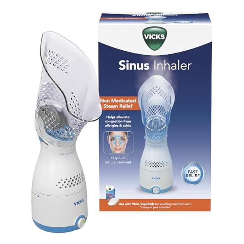 Sinus Inhaler - Non-Medicated Steam Relief for Allergies, Congestion ...