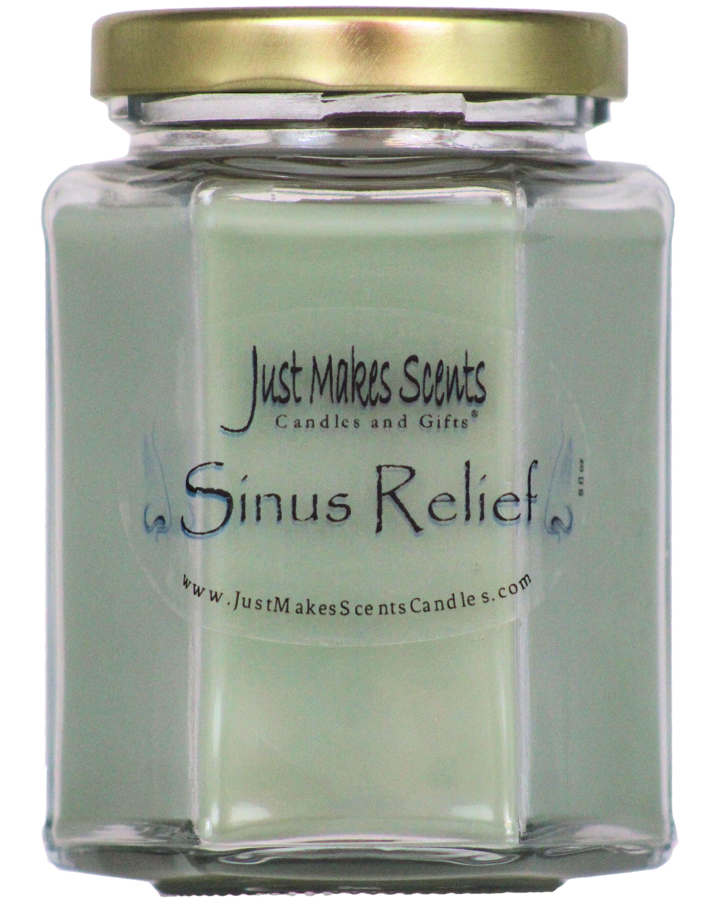 Sinus Relief Soy Candle -Just Makes Scents Candles & Gifts - Walmart.com