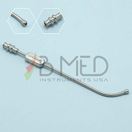 Sinus Suction Tube Set 2.5mm 3mm & 4mm Curved Tips - Walmart.com