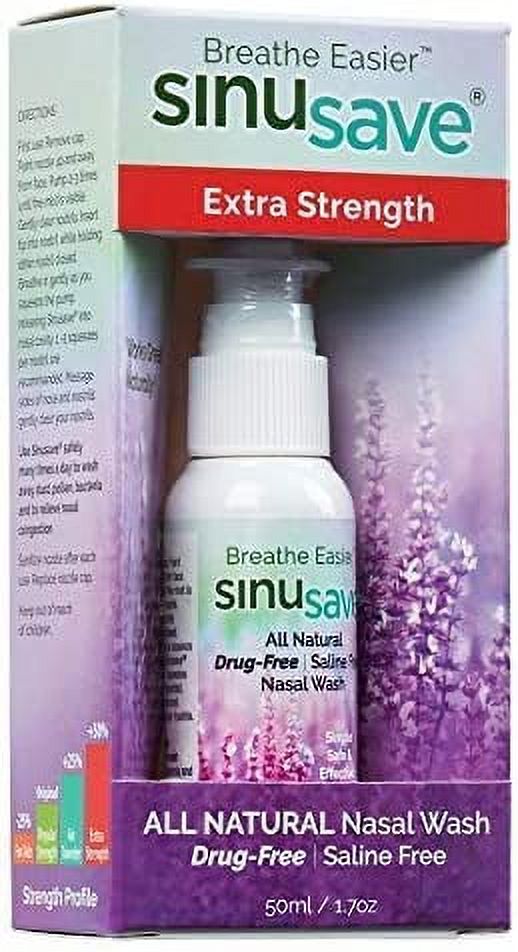 Sinusave Extra Strength / All-Natural, Drug Free, Nasal Wash & Allergy ...