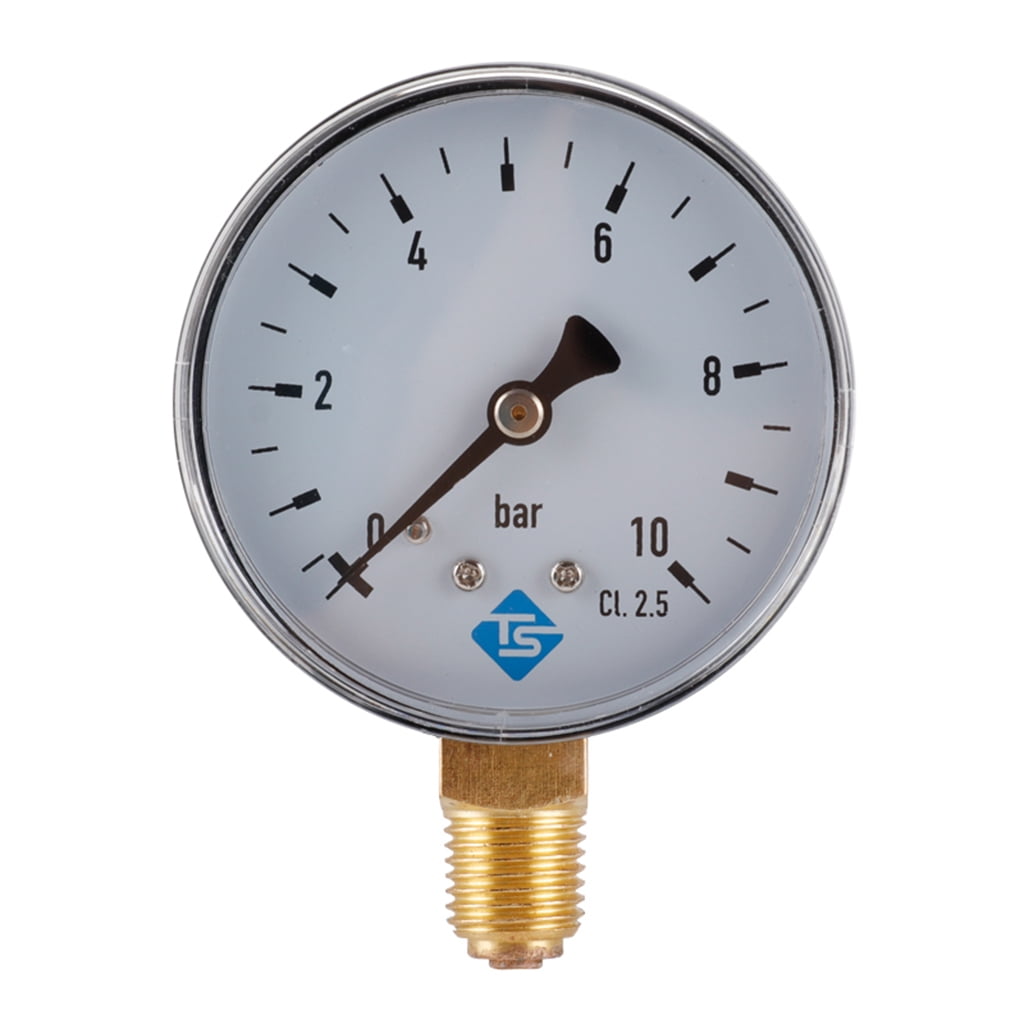 Sinyiin 1/4" NPT Thread Mini Low Pressure Meter Pressure Single Scale ...