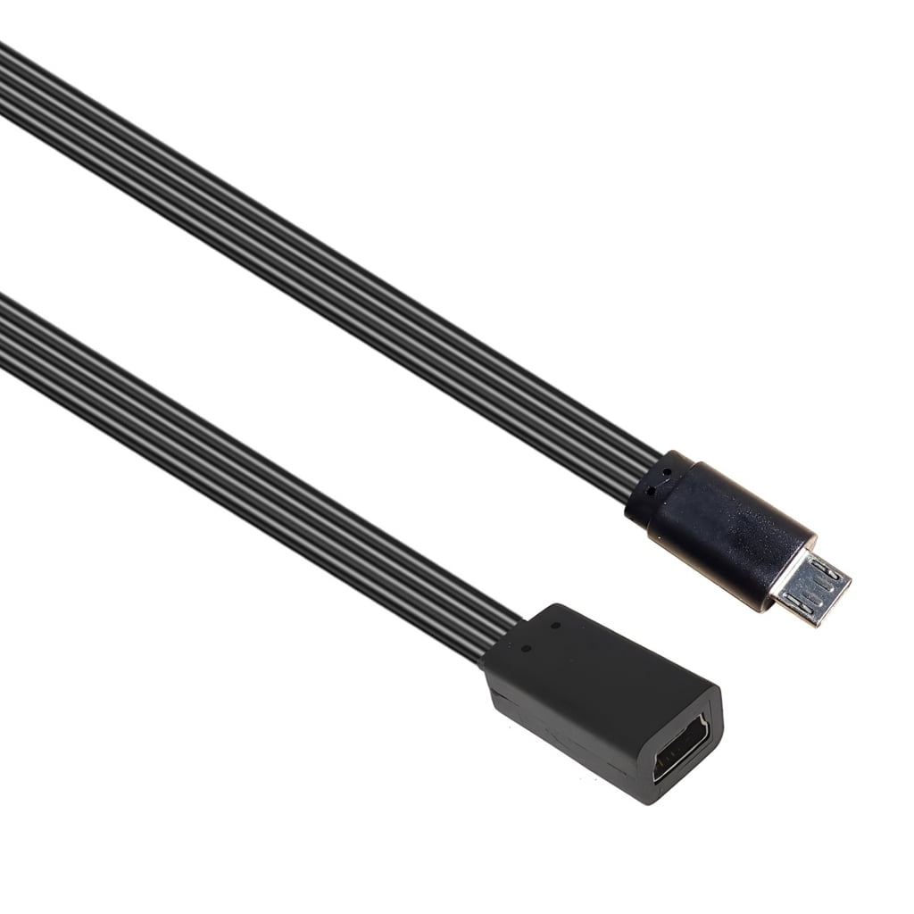 Sinyiin 10/20cm Flat Wire Flexible Cord Silicone Charging Cable Mini ...