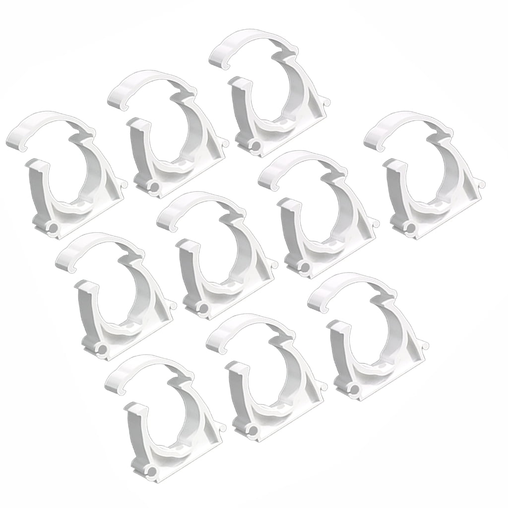 Sinyiin 10Pcs Water Pipe Clamps Clip with Fixing Clip for Pipe O Shaped ...