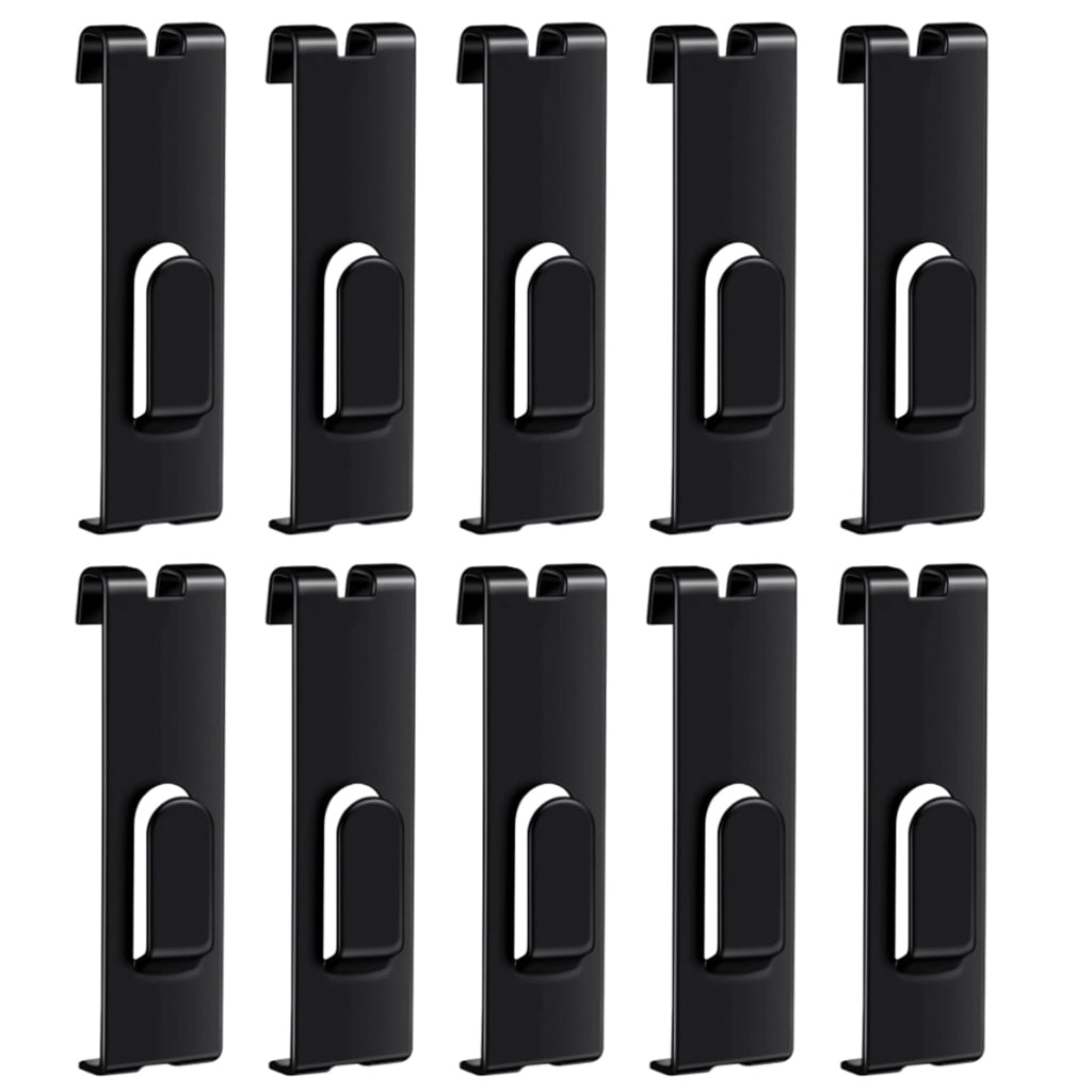 Sinyiin 10pcs Heavy Duty Grid Panel Hooks Space Saving Wall Mounted ...