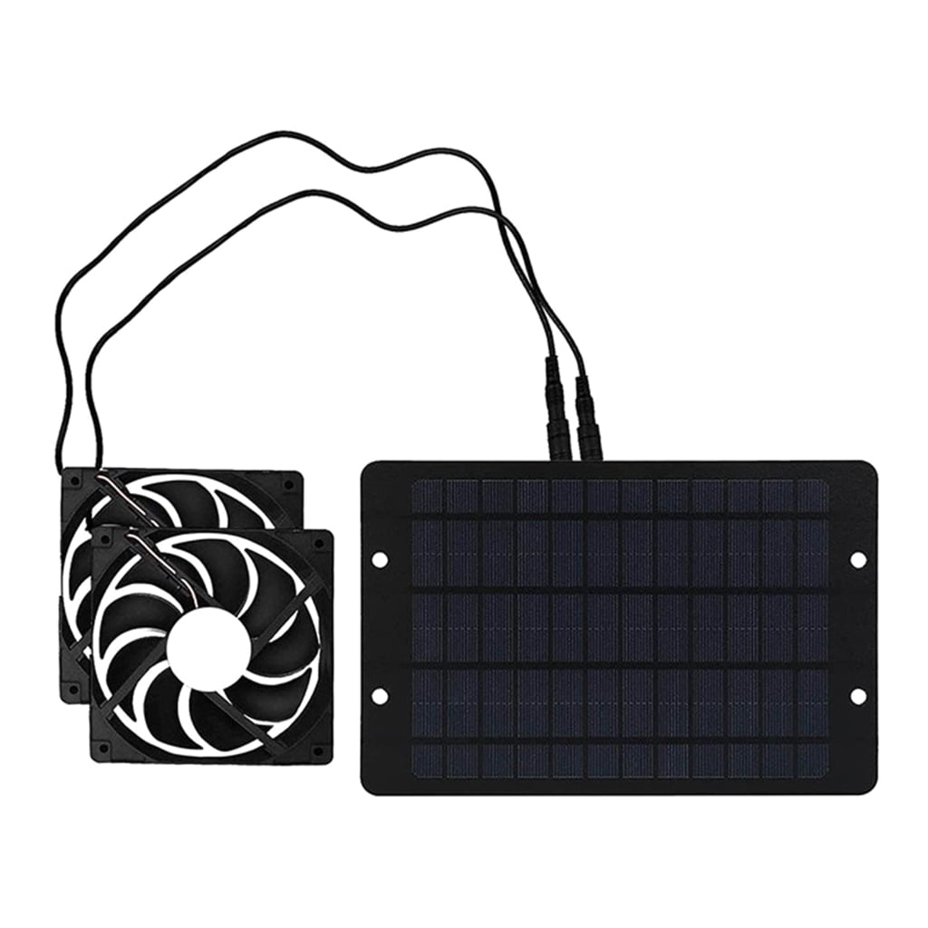 Sinyiin 12V 10W Solar Exhaust Fan Solar Power Controller Solar Panel ...