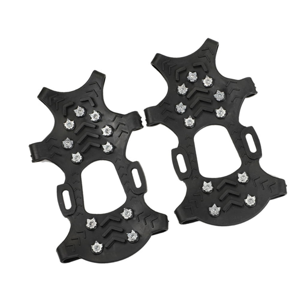 Sinyiin 1pair Light weight Ice Cleats Grip Spikes Antiskid Tractions ...