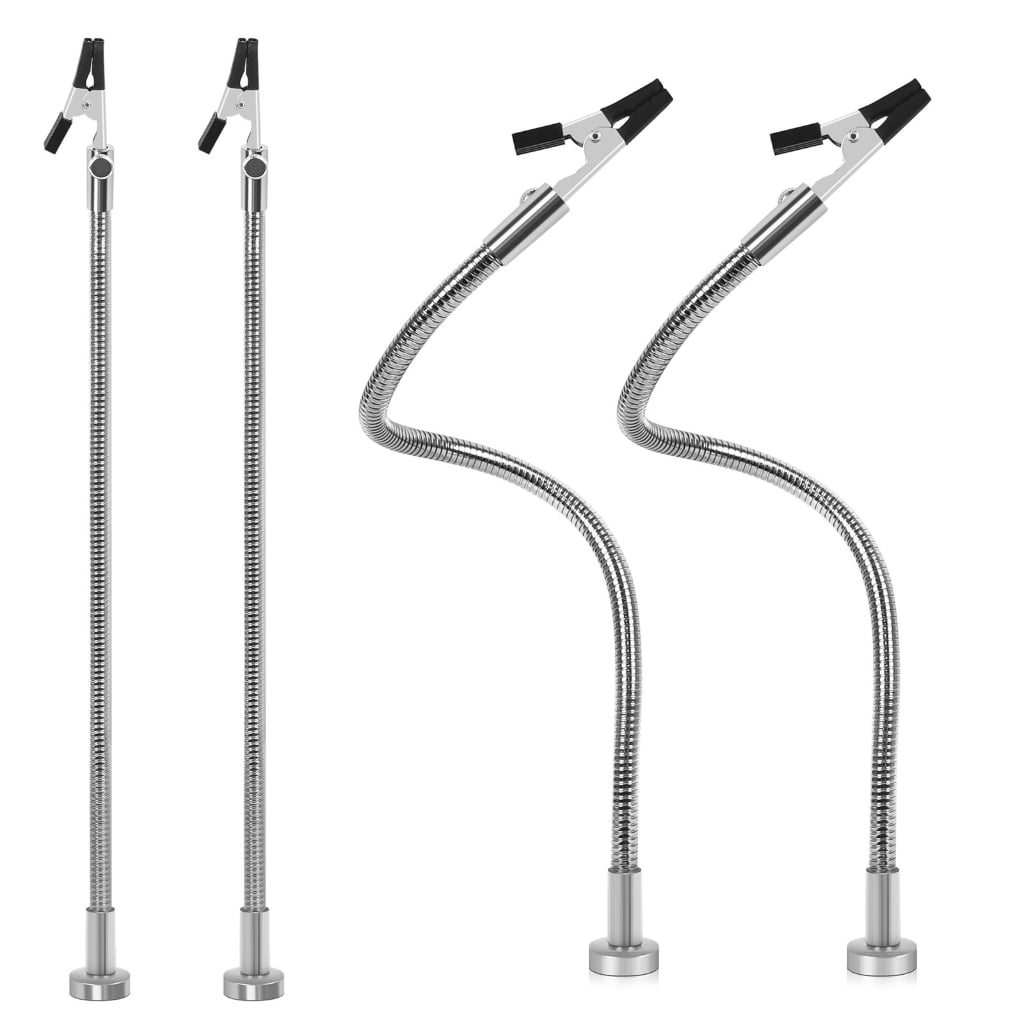 Sinyiin 2/4Pcs Magnetic Circuit Board Support Tool Clamps with Bendable ...