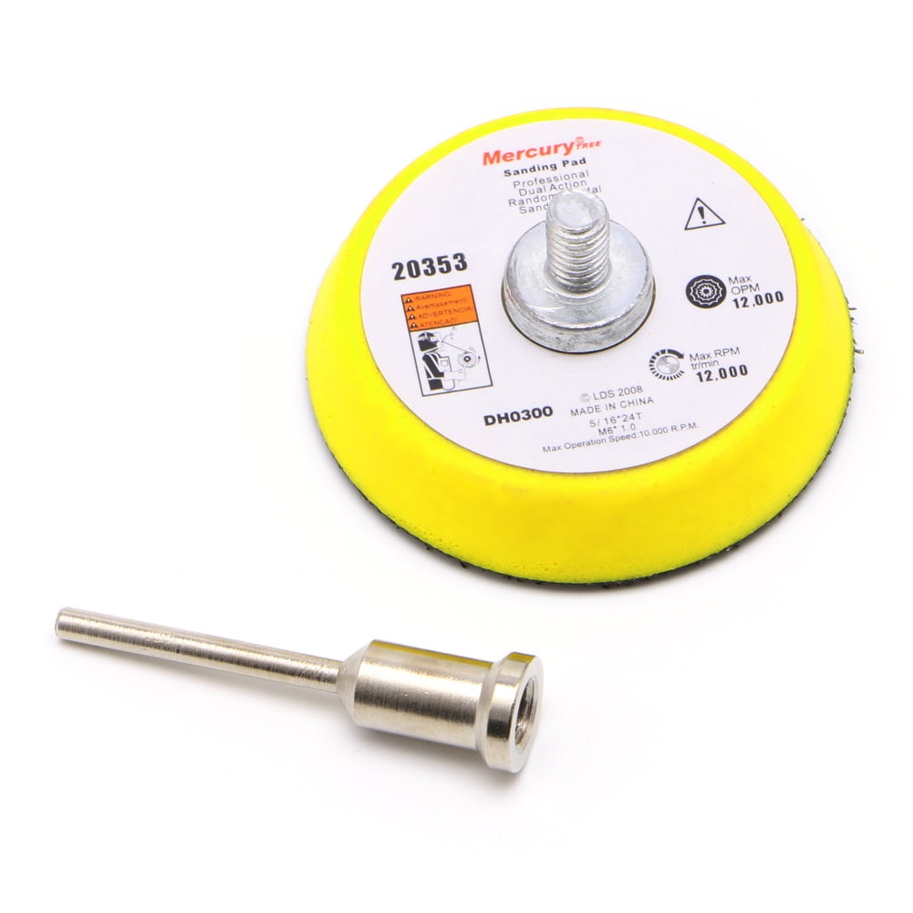 Sinyiin 2" Mix Grit Sander Disc 3mm Shank Sanding Polish Polishing Pad ...