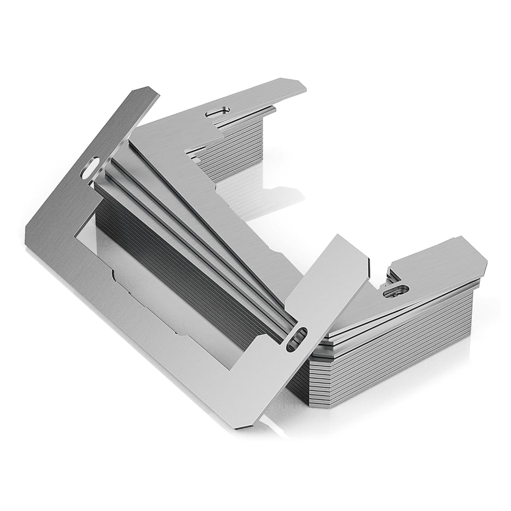 Sinyiin 20Pcs Stainless Steel Outlet Leveling Plates Secure Loose Wall ...