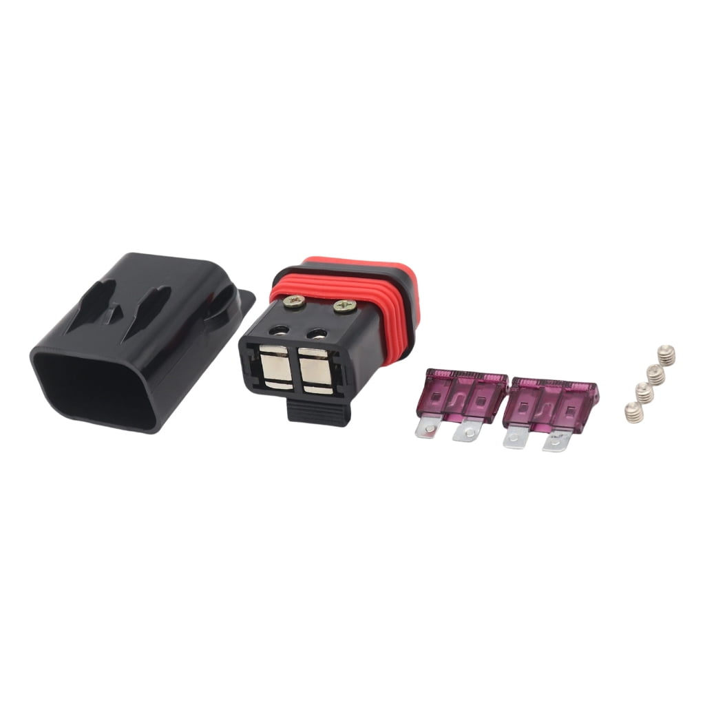 Sinyiin 2Pcs 40A Blade Fuses Assembly Motorcycle Electrical Safety ...