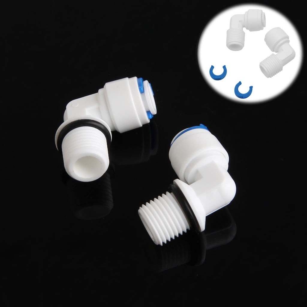 Sinyiin 2pieces Plastic Pipe Fittings Two-way Quick Joint Tap Pipe ...
