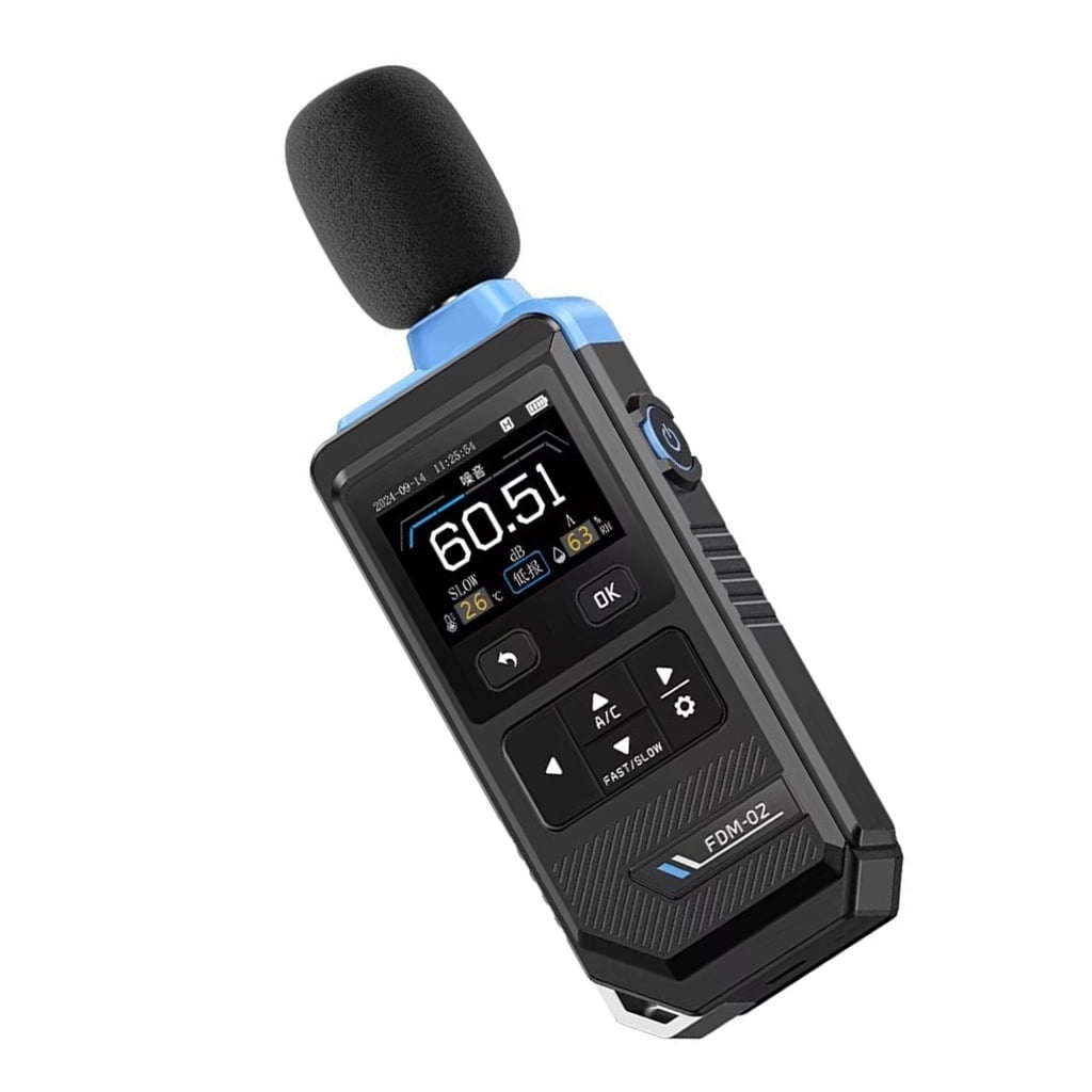 Sinyiin 30-130dBA SPL Noise Level Meter Decibel Meter Handheld Sound ...