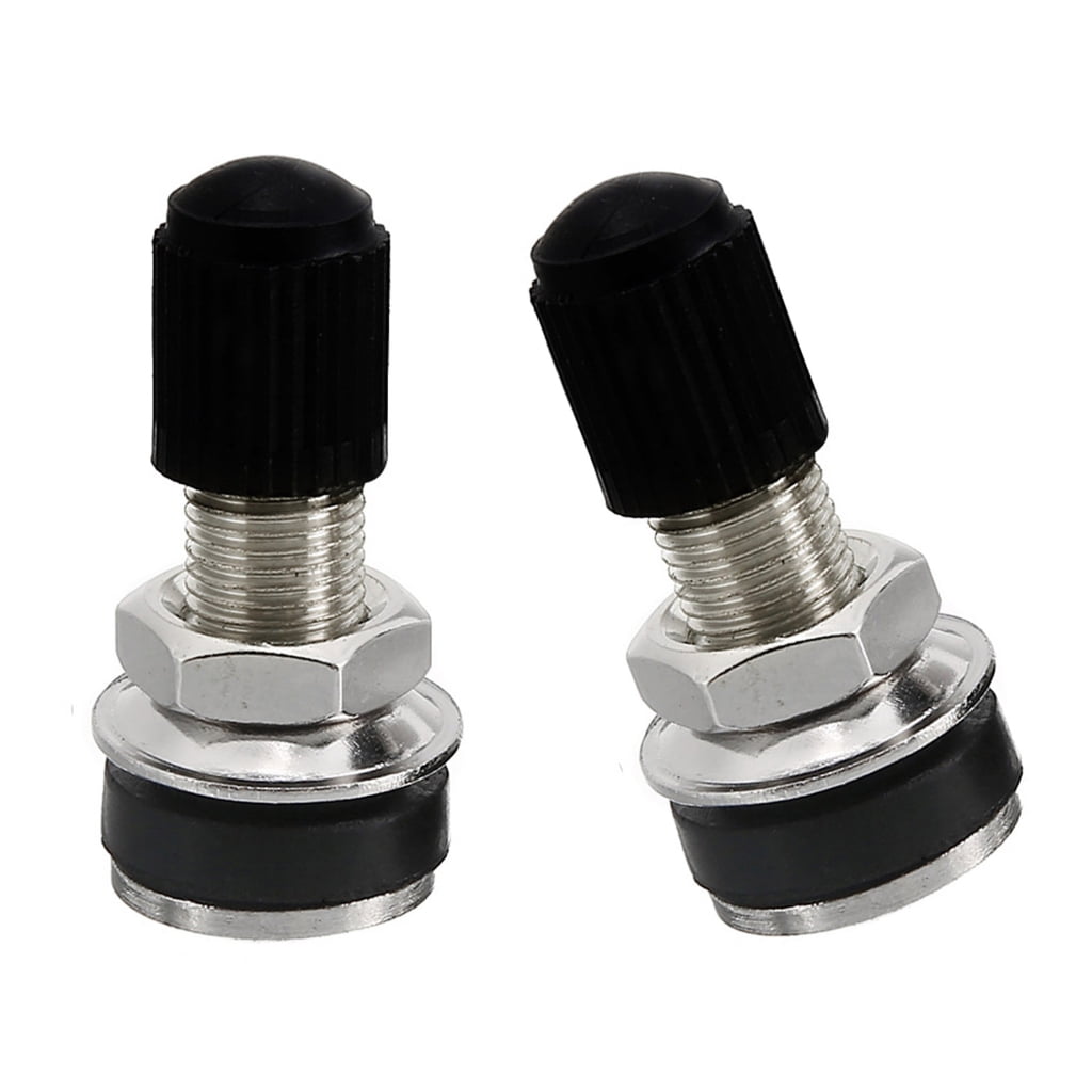 Sinyiin 35mm Tire Valves with Dust Caps 1 Pair Motorbike Scooter Car ...