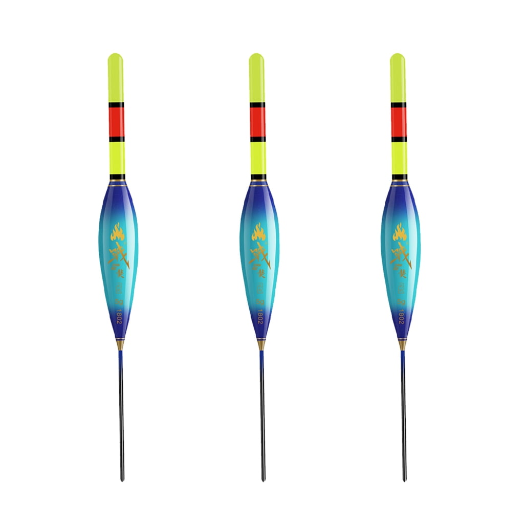 Sinyiin 3Pcs Lighted Slip Bobbers Fishing Float Highly Sensitive ...