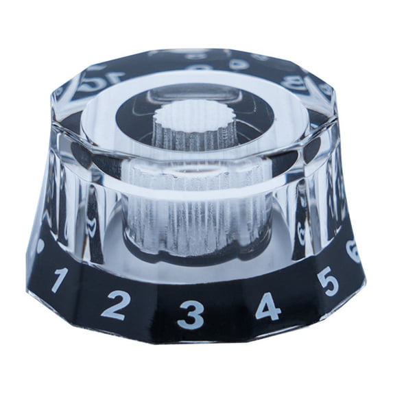 Sinyiin 4 Pcs Acrylic Guitar Knobs Speed Control Knobs Volume Tone ...