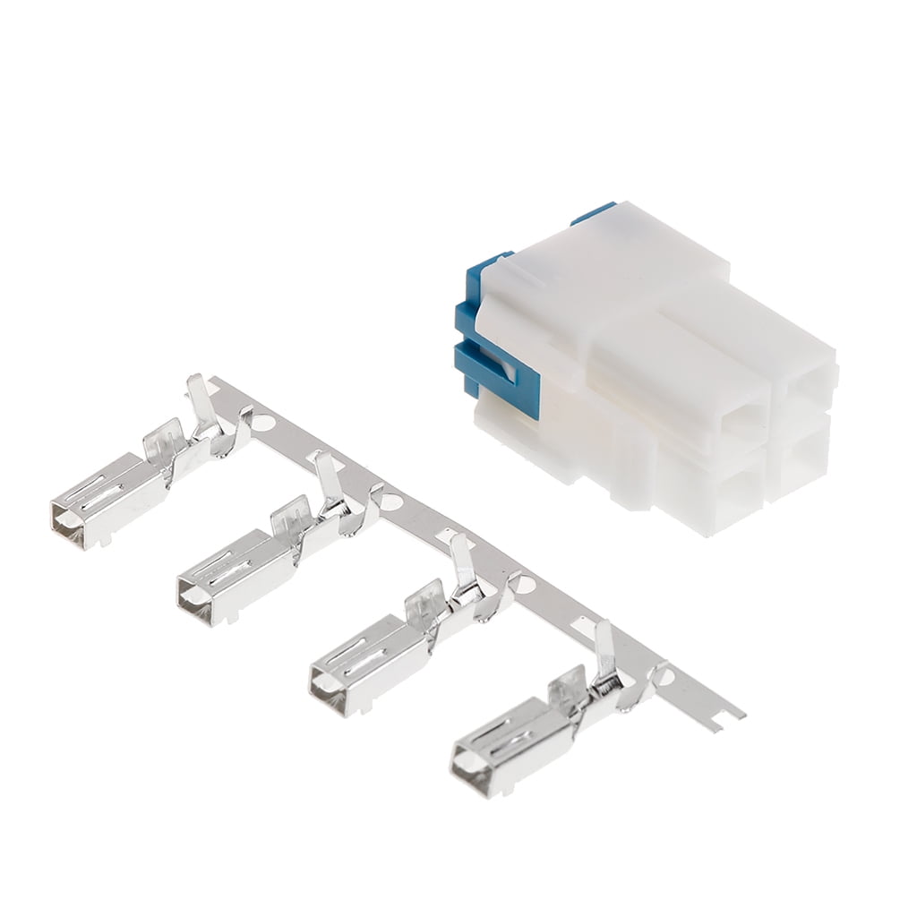 Sinyiin 4 Pin Short Wave Radio Power Supply Socket Cable Cord Connector ...