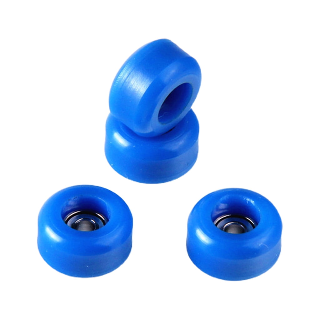 Sinyiin 4PCS Mini Finger Model Skateboard Parts Bearing Deck Wheels ...