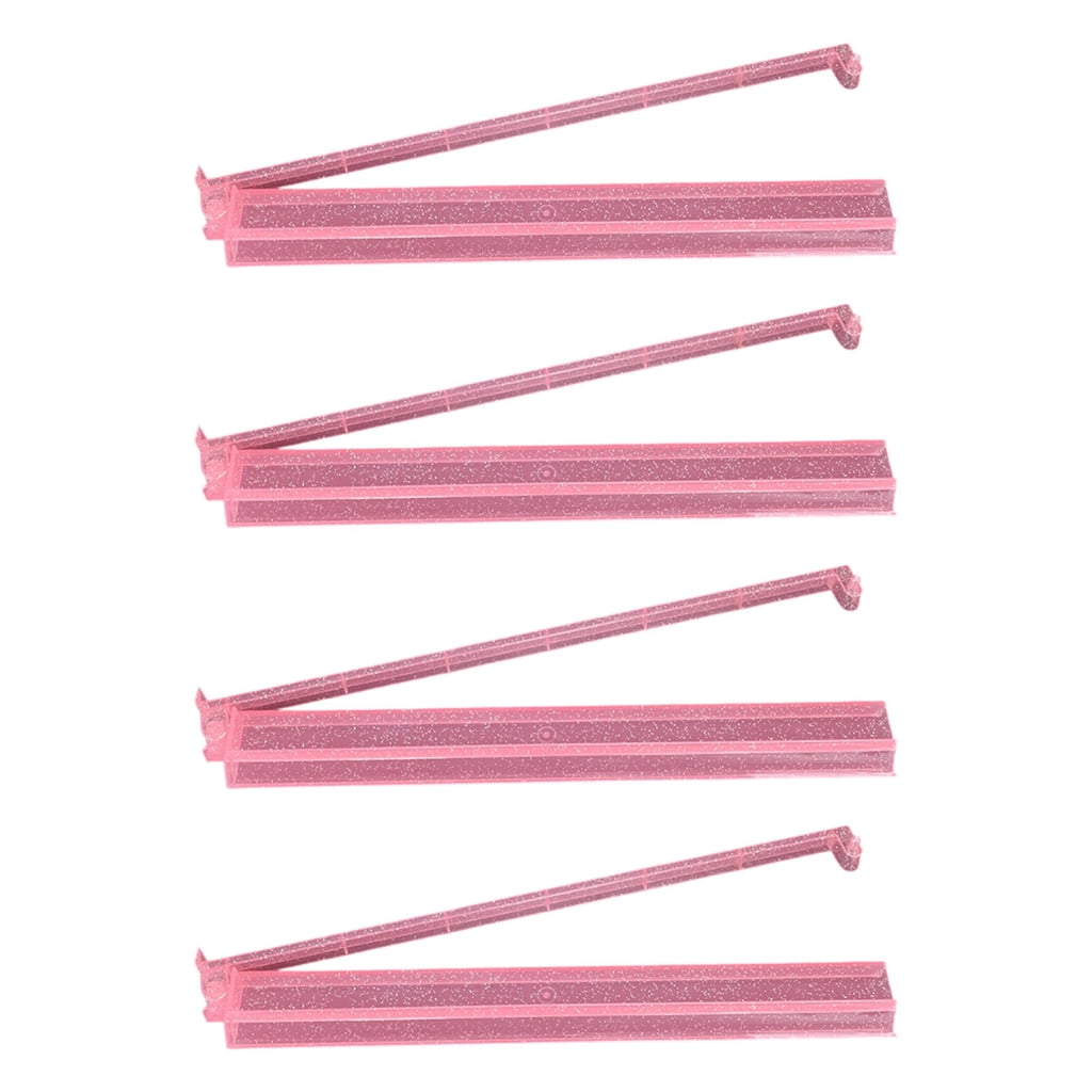 Sinyiin 4PCS Modern American Mahjong Rack Set with Sliding Pusher Clear ...
