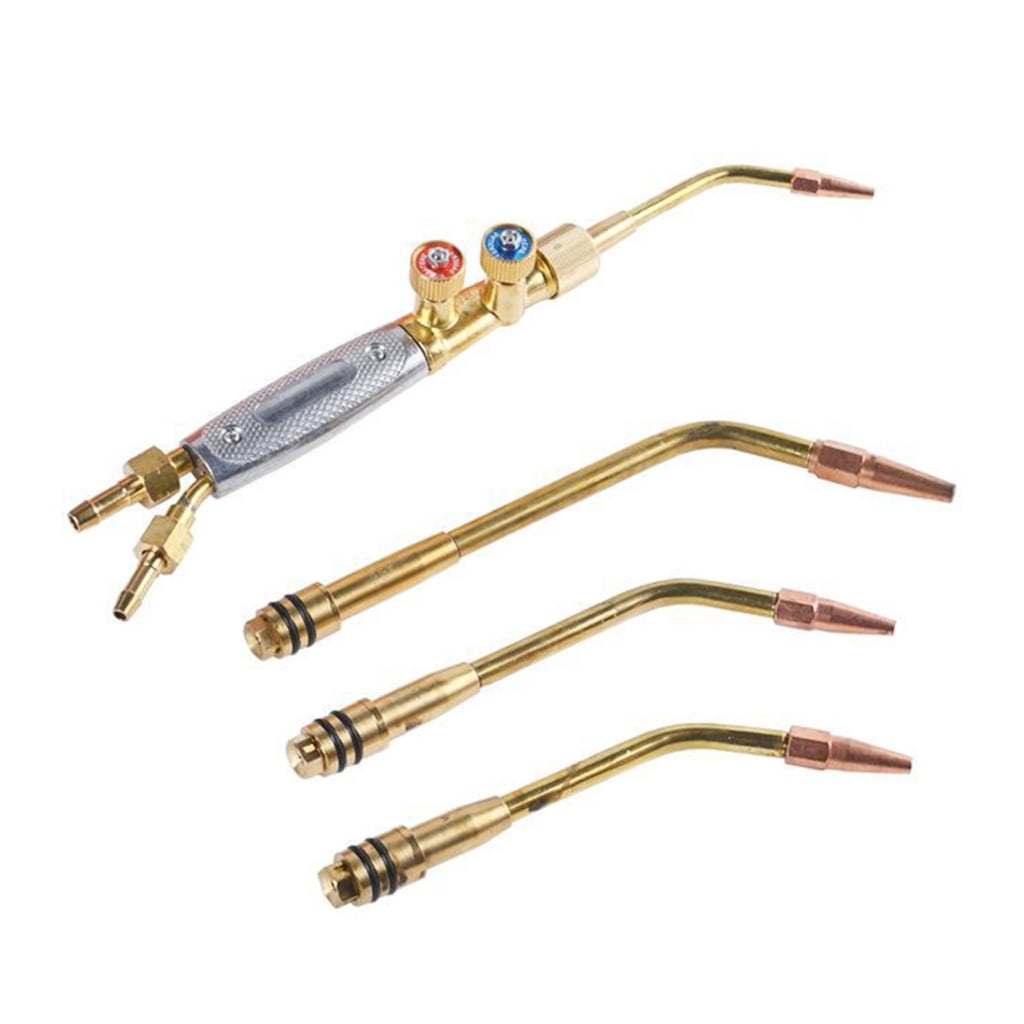 Sinyiin 4Pcs Welding/Brazing Torch Set for Acetylene and Oxygen Tanks ...