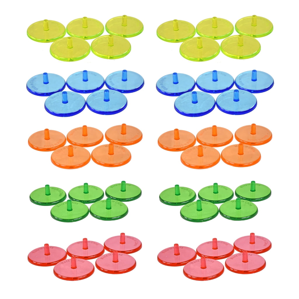 Sinyiin 50Pcs Round Shaped Golf Balls Position Mark Markers for Golf ...