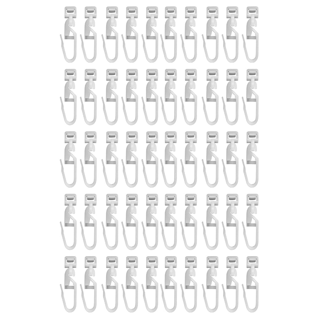 Sinyiin 50pcs Curtain Track Gliders Easy Installation And Quiet ...