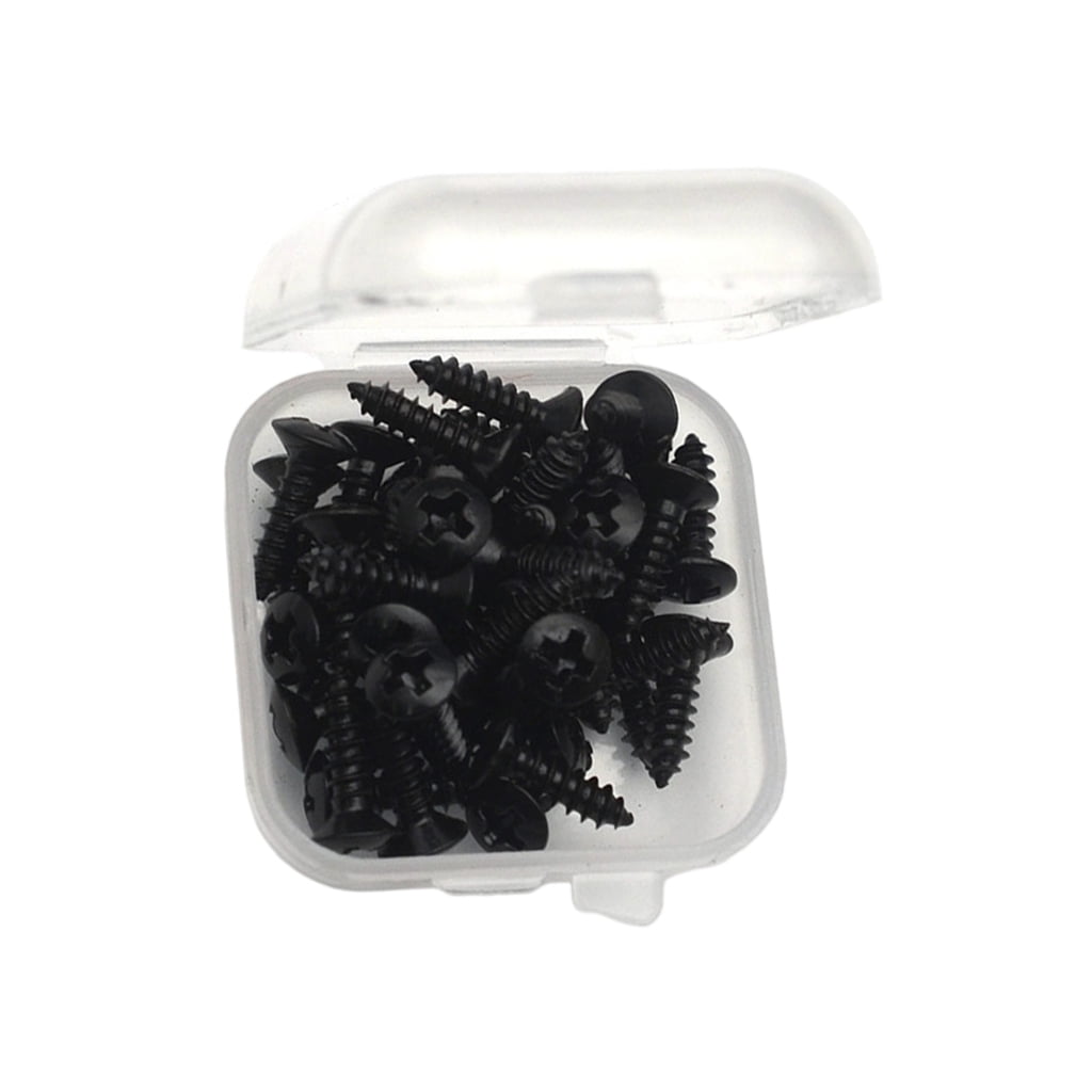 Sinyiin 50pcs Professional Bass Guitar Screws Alloy Pickguard Mounting ...