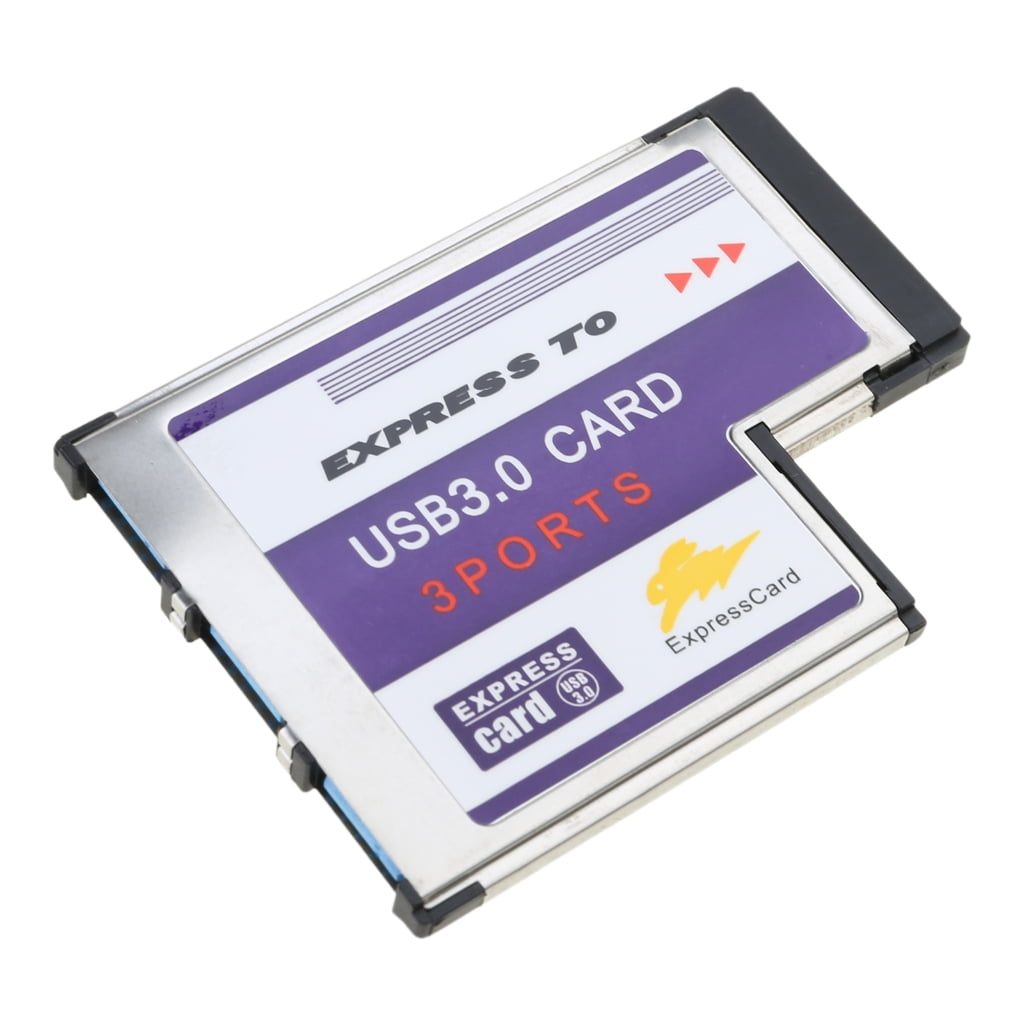 Sinyiin 54mm for Express Card 3 Port USB 3.0 Adapter Expresscard for ...