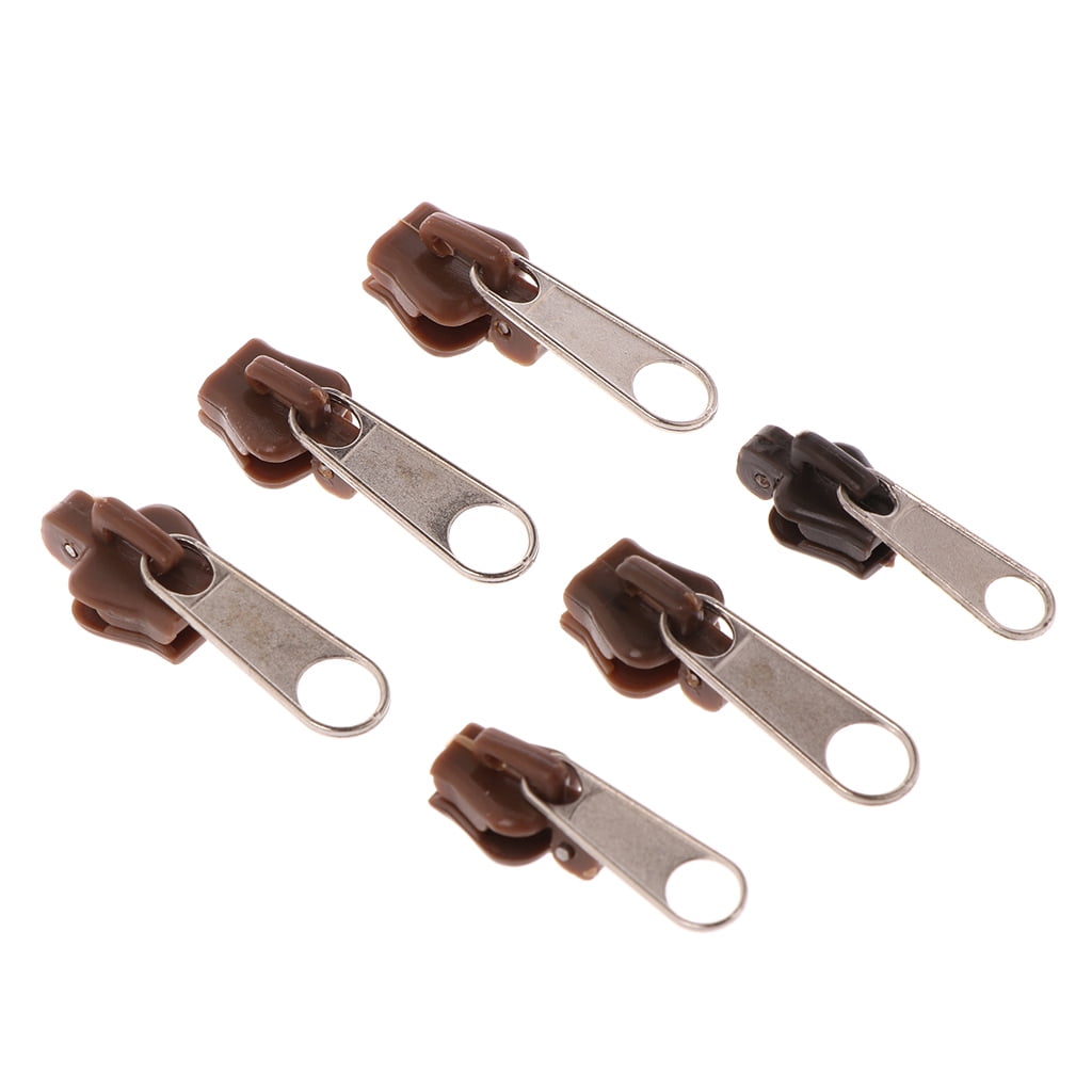 Sinyiin 6 Pcs Universal Instant Fix Zipper Repair Replacement Zip ...