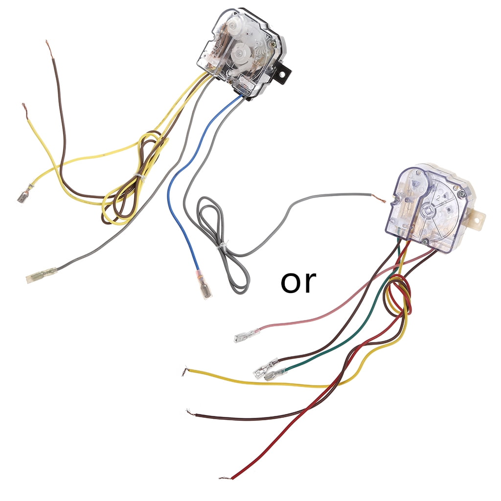 Sinyiin 6-Wire Washing Machine Timer 90 Degree Central Hole Distance ...