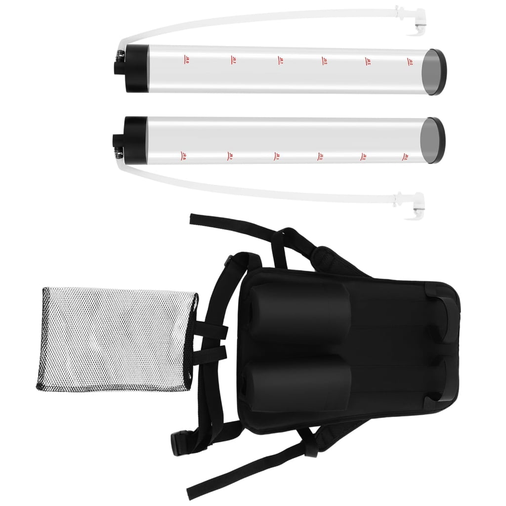 Sinyiin 6L Acrylic Backpack Drink Dispenser Duals Tap System For Cold ...