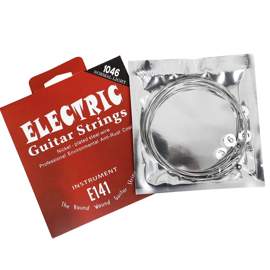 Sinyiin 6Pcs .010-.046 Electric Guitar Strings Perfect Intonation 6 ...