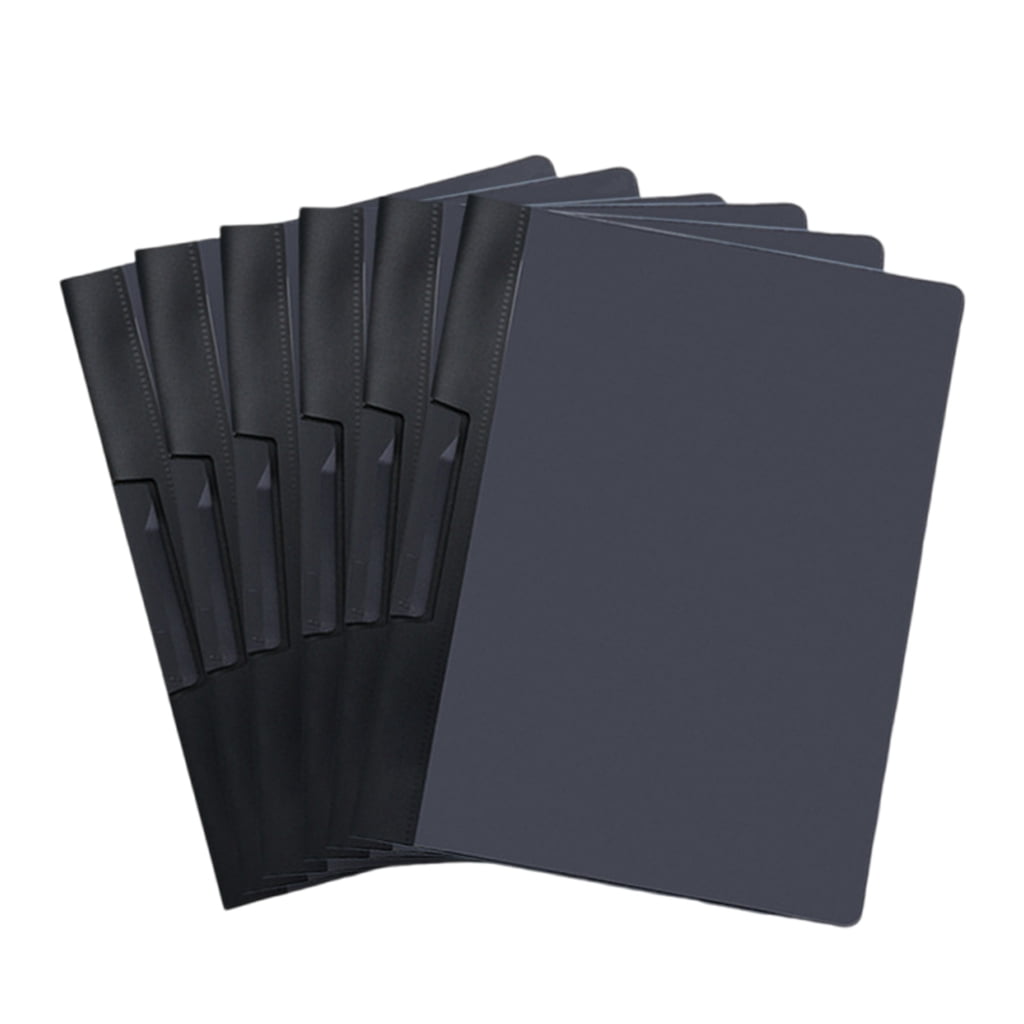 Sinyiin 6Pcs Letter Size File Sleeves with Rotating Clamp Document Test ...