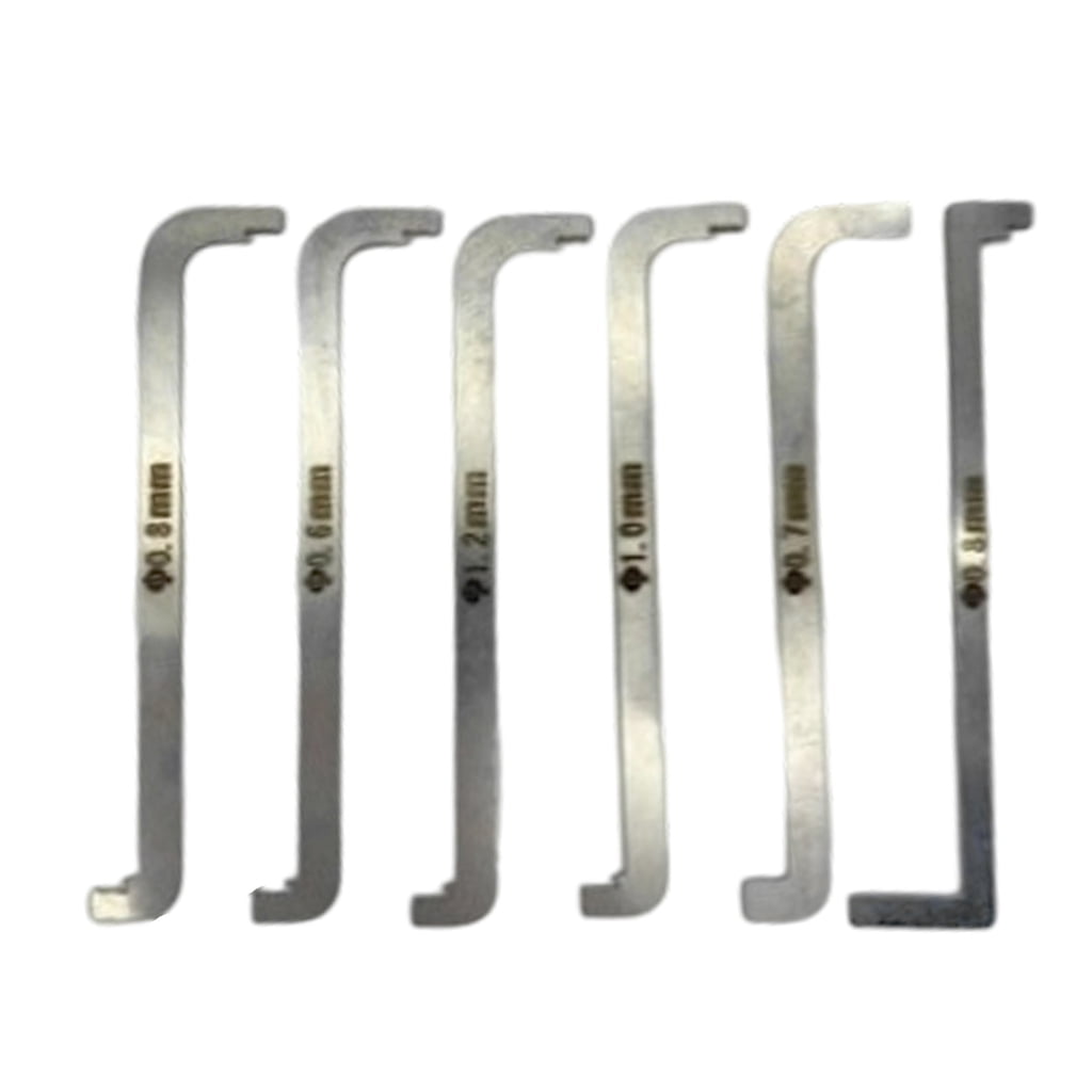 Sinyiin 6Pcs Z Type Angle Screw Wrenches Rustproof Metal Electronic ...