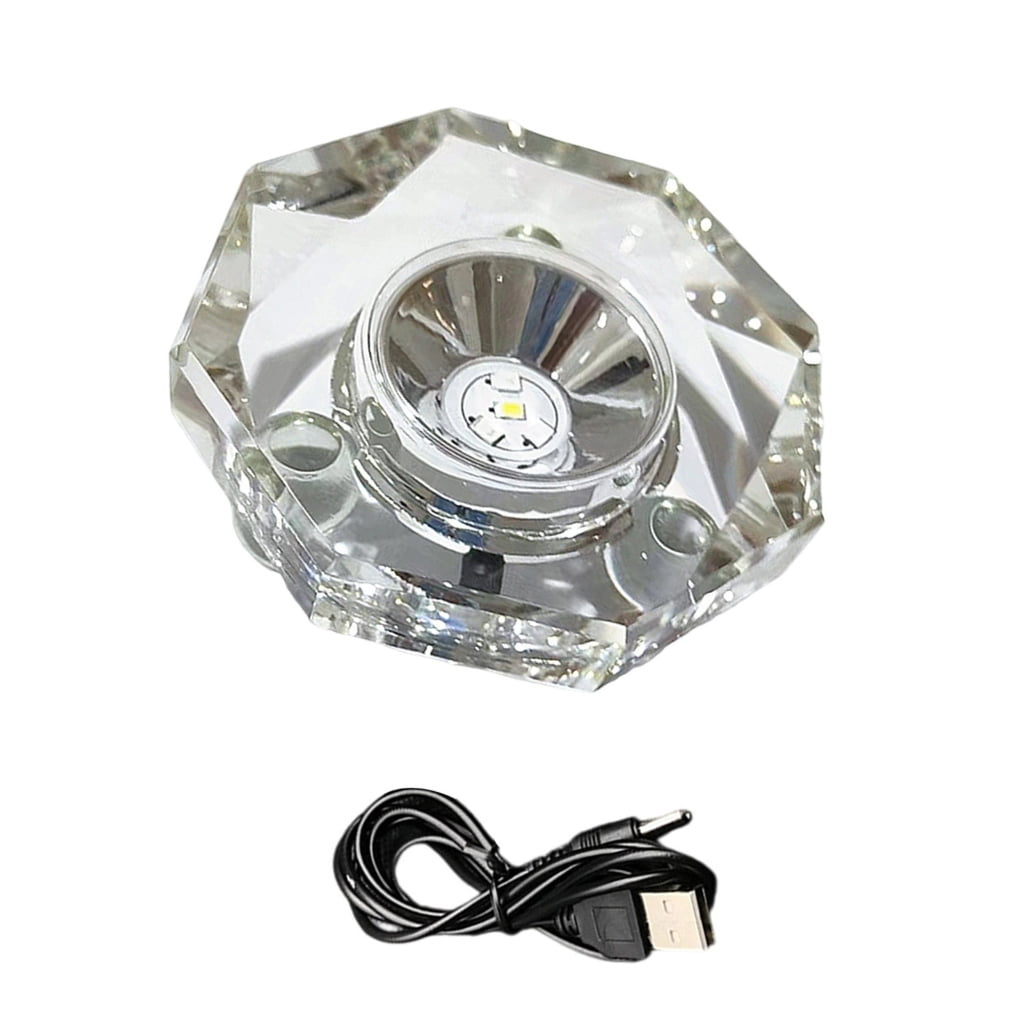 Sinyiin 7 Color LED Lighted Exhibition Stand USB Powered ABS Materials ...