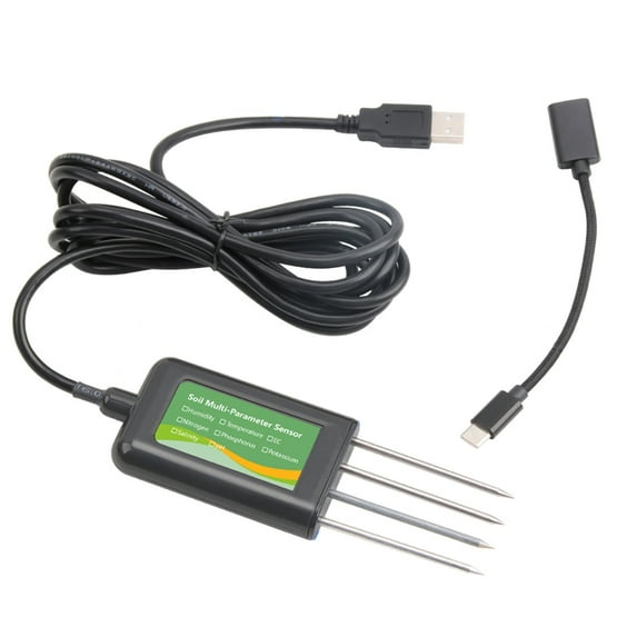Sinyiin 8 Function Soil Tester USB Connection Real Time Monitoring App ...