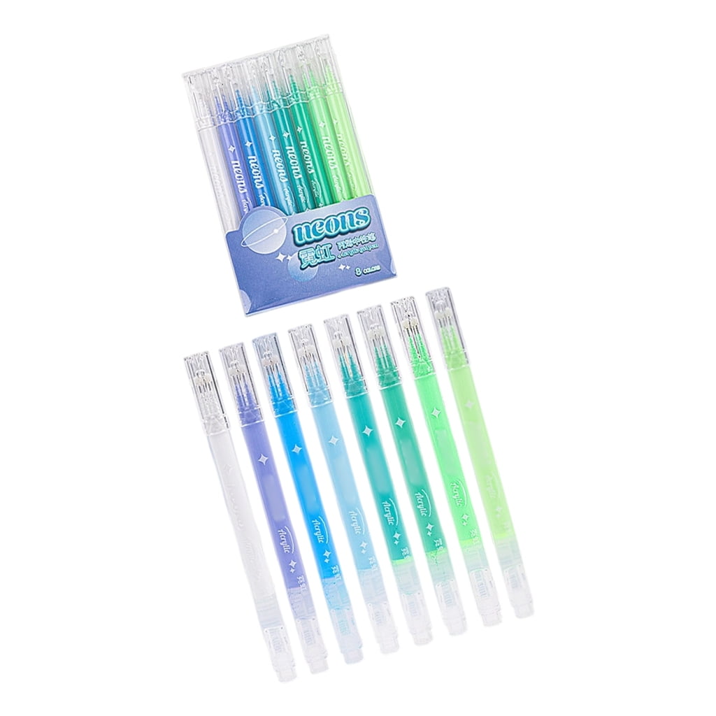 Sinyiin 8Pieces Soft Gel Pen Set Smooth Writing Stackable Dyes for ...